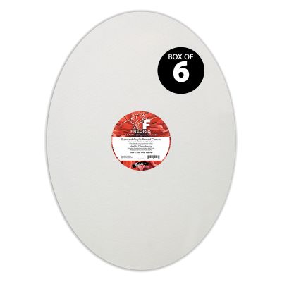 Fredrix Oval and Round Stretched Canvas | Jerry's Artarama