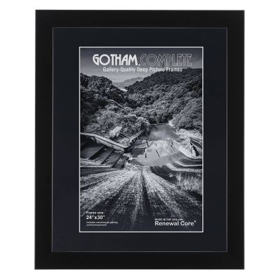 Gotham Black Deep Gallery Frames w/ Glazing & Backing | Jerry's Artarama