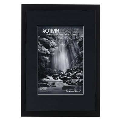 Gotham Black Deep Gallery Frames w/ Glazing & Backing | Jerry's Artarama