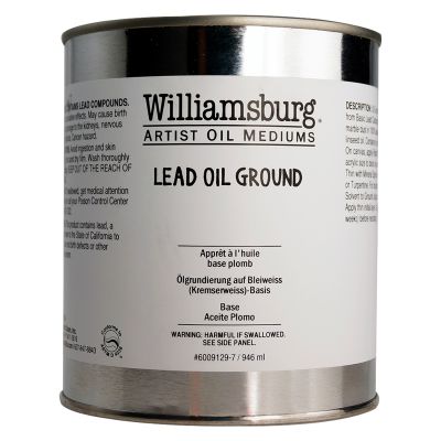 Williamsburg Lead Oil Ground - Oil Ground Medium | Jerry's Artarama