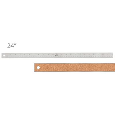 Acurit Stainless Steel Rulers Non-Slip Cork Backing | Jerry's Artarama