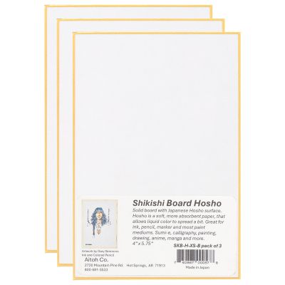 Aitoh Hosho Paper Shikishi Boards | Jerry's Artarama