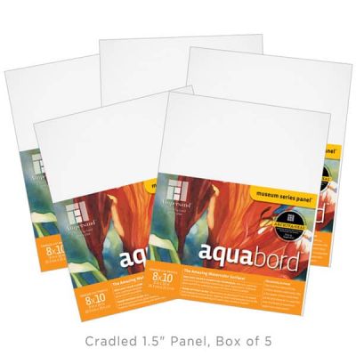 Ampersand Aquabord Panels Museum Series - 1/8",1.5",7/8" & 2" Cradled ...