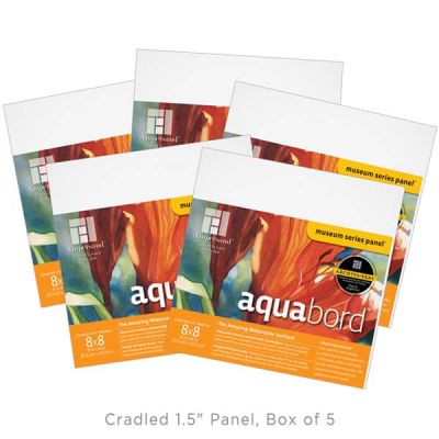 Ampersand Aquabord Panels Museum Series - 1/8",1.5",7/8" & 2" Cradled ...