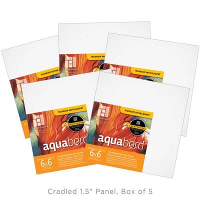 Ampersand Aquabord Panels Museum Series - 1/8",1.5",7/8" & 2" Cradled ...