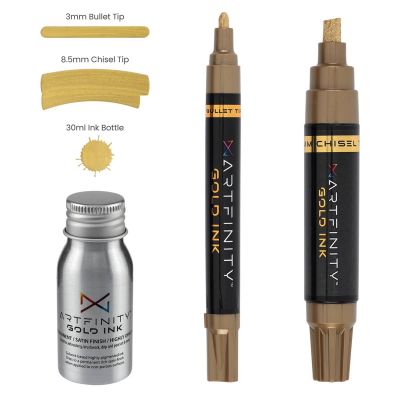 Artfinity Rich Metallic Markers & Inks | Jerry's Artarama
