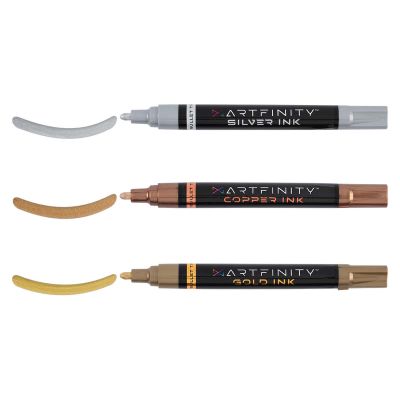Artfinity Rich Metallic Markers & Inks | Jerry's Artarama