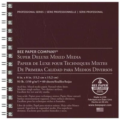 Bee Paper Aquabee Super Deluxe Mixed Media Paper Pads | Jerry's Artarama