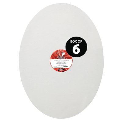 Fredrix Oval and Round Stretched Canvas | Jerry's Artarama