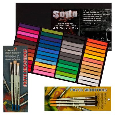 SoHo Urban Artist Soft Pastel Sketch Squares | Jerry's Artarama