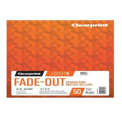Clearprint 1000H Vellum Fade-Out Grid Pads | Jerry's Artarama