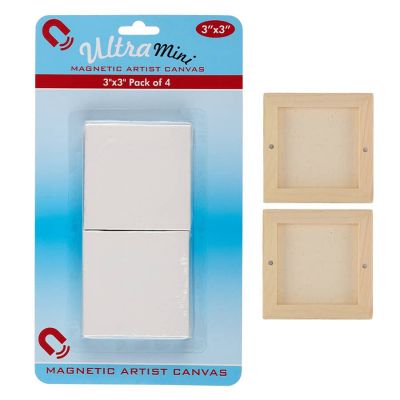 Mini Magnetic Canvas Square Paintable Packs | Jerry's Artarama