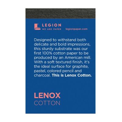 Lenox 100 Cotton Drawing Pads & Papers by Legion | Jerry's Artarama