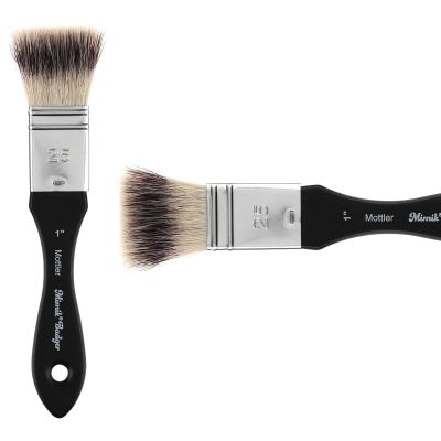 Mimik Synthetic Badger Mottler Brushes | Jerry's Artarama