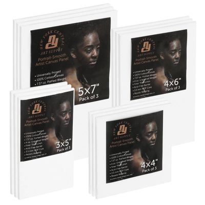 New York Central® Portrait-Smooth Artist Canvas Panels | Jerry's Artarama