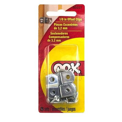 OOK® Metal Off Set Clips For Canvas & Framing | Jerry's Artarama