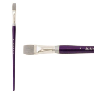 Silver Silk 88 Synthetic Long Handle Brushes - Silver Brush | Jerry's ...