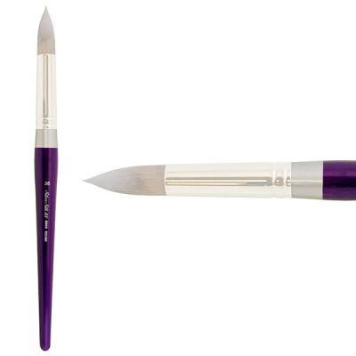 Silver Silk 88 Synthetic Short Handle Brushes - Silver Brush | Jerry's ...