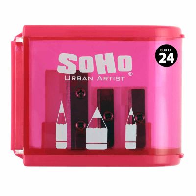 SoHo 3-Hole Pencil Sharpeners | Jerry's Artarama
