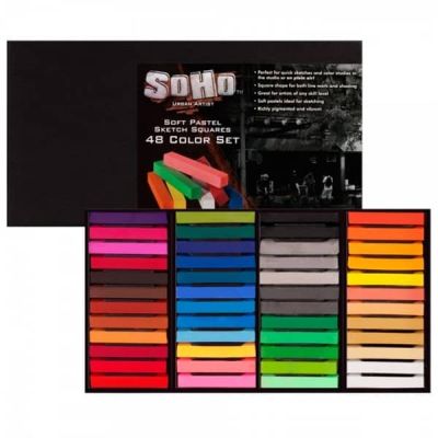 SoHo Urban Artist Soft Pastel Sketch Squares | Jerry's Artarama