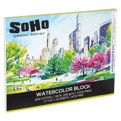 SoHo Urban Artist Watercolor Blocks and Pads | Jerry's Artarama
