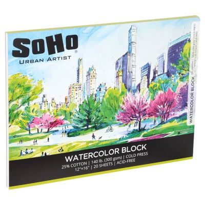 SoHo Urban Artist Watercolor Blocks and Pads | Jerry's Artarama