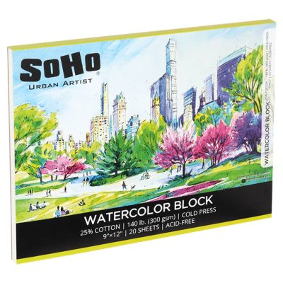 SoHo Urban Artist Watercolor Blocks and Pads | Jerry's Artarama