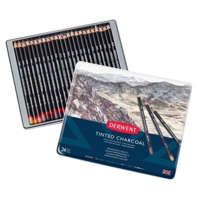 Derwent Tinted Charcoal Pencil Sets | Jerry's Artarama