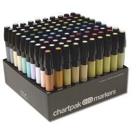 Chartpak AD Markers Century Assorted Colors (Set of 100) | Jerry's Artarama