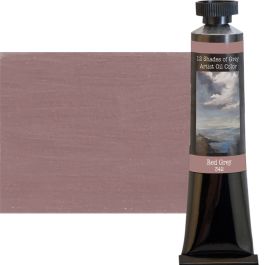 12 Shades Of Grey, Red Grey Oil Color, 50ml Tube | Jerry's Artarama