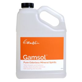 Gamblin Gamsol 1 Gallon (128oz) Odorless Mineral Spirits | Jerry's Artarama