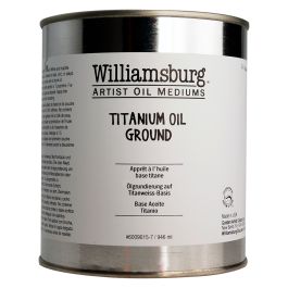Williamsburg Titanium Oil Ground, 32oz Can | Jerry's Artarama