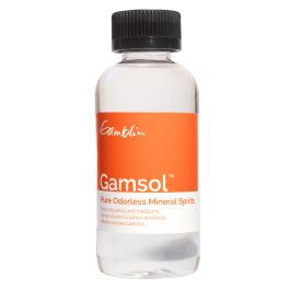 Gamblin Gamsol 4.2oz Odorless Mineral Spirits Bottle | Jerry's Artarama