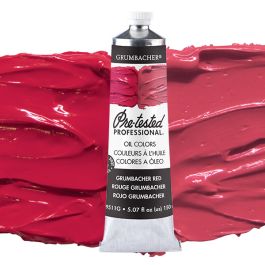 Grumbacher Pre-Tested Oil Color 150 ml Tube - Red | Jerry's Artarama