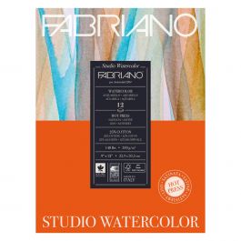 Fabriano Studio Watercolor Pad, 9"x12" - Hot Press (12 Sheets) | Jerry ...