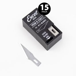Excel #11 Blade w/ Dispenser Pack of 15 | Jerry's Artarama