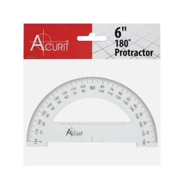 Acurit Semi-Circle Protractor 6" | Jerry's Artarama