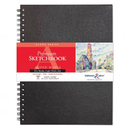 Stillman and Birn Premium Alpha Wirebound Sketchbook - 9"x12" (50 ...