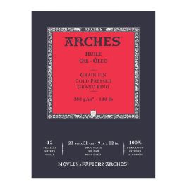 Arches Oil Paper Pad 9x12", 140lb Tape-Bound | Jerry's Artarama