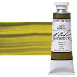 M. Graham Oil Color 37ml - Azo Green | Jerry's Artarama