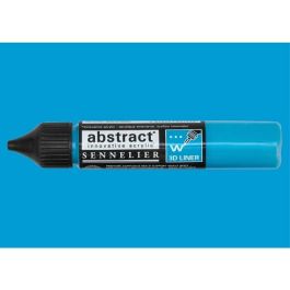 Sennelier Abstract Acrylic Liner 27ml Azure Blue | Jerry's Artarama