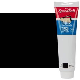 Fabric Block Printing Ink 5 oz - Black | Jerry's Artarama