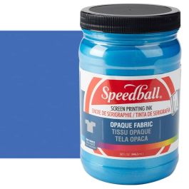 Speedball Opaque Fabric Screen Printing Ink 32 oz Jar - Blue Topaz ...