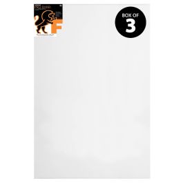 Fredrix Dixie PRO Series Stretched Canvas 1-3/8 Box of Three 40x60 ...