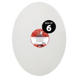 Fredrix Oval And Round Canvas 12" x 16" Oval (Box of 6) | Jerry's Artarama