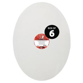 Fredrix Oval And Round Canvas 20" x 24" Oval (Box of 6) | Jerry's Artarama