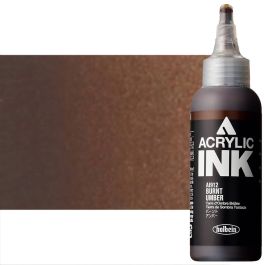 Holbein Acrylic Ink - Burnt Umber, 100ml | Jerry's Artarama