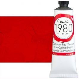 Gamblin 1980 Oil Colors - Cadmium Red Medium, 37ml Tube | Jerry's Artarama