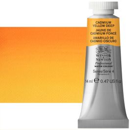 Winsor & Newton Professional Watercolor - Cadmium Yellow Deep, 14ml ...