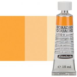Schmincke Horadam Gouache Cadmium Yellow Deep, 15ml Tube | Jerry's Artarama